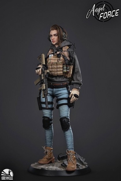 【アクションフィギュア】Infinity Studio Angel Force- MIA 1/3 可動式 シリカゲルフィギュア【送料無料 ...