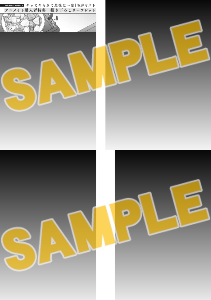 アニメイト | B6サイズ4Pリーフレット