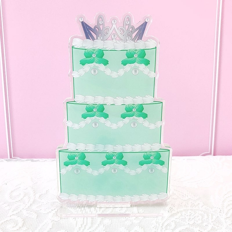 【グッズ-スタンドポップ】ノンキャラオリジナル アクリルフレーム(ケーキ) GN(グリーン)【G.triGer】 | アニメイト