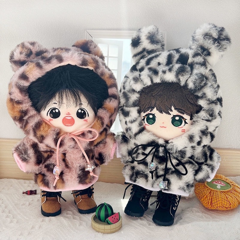 【グッズ-カバーホルダー】ノンキャラオリジナル ぬいぐるみ用ヒョウ柄パーカー/PK【G.triGer】 | アニメイト