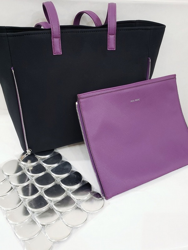 【グッズ-バッグ】ノンキャラオリジナル クルア回転式バイカラートートバッグ グリーン【REA RARE】 | アニメイト