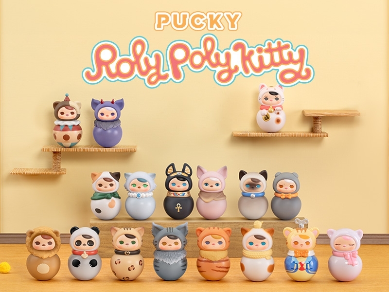 【トレーディングフィギュア】POPMART PUCKY Roly-Poly Kitty シリーズ | アニメイト