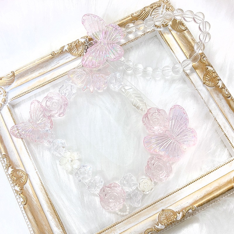 【グッズ-カードケース】ノンキャラオリジナル パールストラップ付き硬質ケースデコ/PK(ピンク)【G.triGer】 | アニメイト