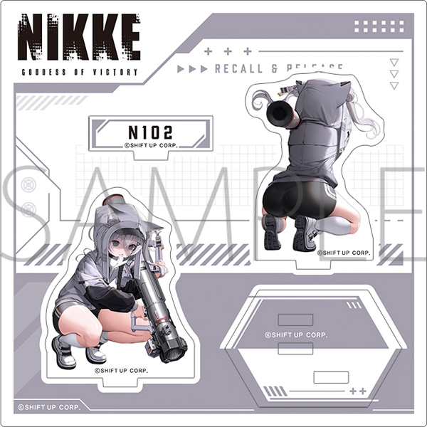 【グッズ-スタンドポップ】勝利の女神:NIKKE 背中で魅せるアクリルスタンド/N102 | アニメイト