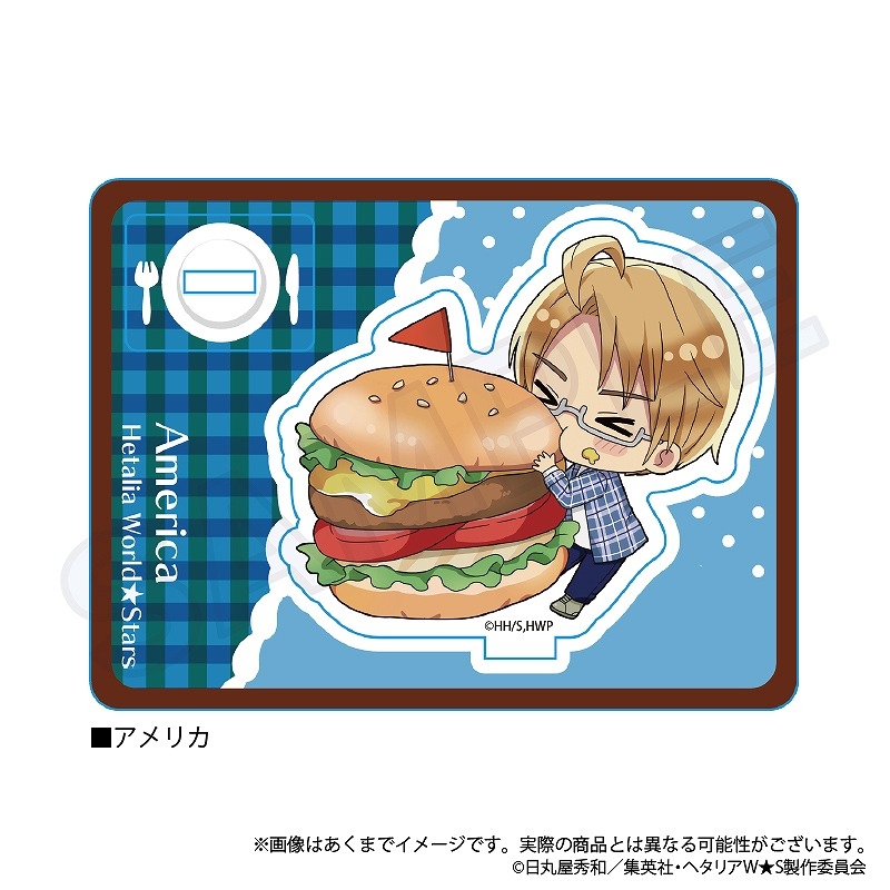 【グッズ-スタンドポップ】ヘタリア World★Stars ミニキャラスタンド yummy! ver. アメリカ | アニメイト