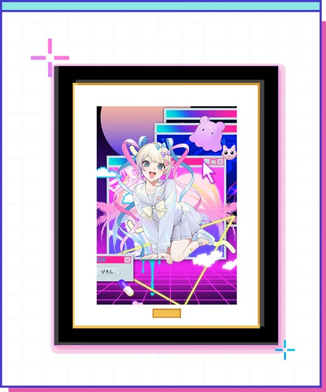 【グッズ-複製原画】NEEDY GIRL OVERDOSE 複製原画 お久しぶり先生Ver.2 | アニメイト
