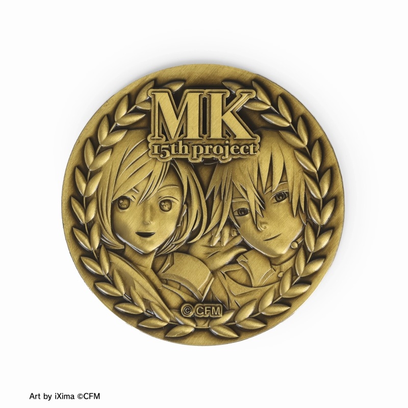 【グッズ-メダル】MK15th project MK15th project MEIKO＆KAITO オンラインコンサート開催記念 特大メダル ...