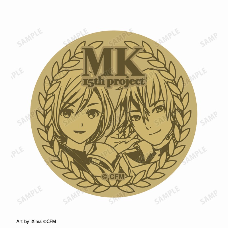 【グッズ-メダル】MK15th project MK15th project MEIKO＆KAITO オンラインコンサート開催記念 特大メダル ...